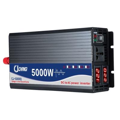 China DC 12V 24V To AC 110V 220V Car Power Inverter 4000W Pure Sine Wave Power Converter for sale