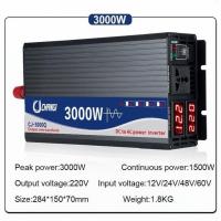 China 12V 24V 48V 72V DC To AC 110V 220V 3000W Pure Sine Wave Inverter for sale