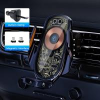 China Magnetic Wireless Car Phone Charging Mount Smart Secure Hands Free Driving for sale