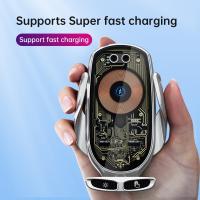 China Magnetic Wireless Car Charger Mount 360° Rotation Car Phone Holder for sale