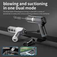 China Portable Handheld Car Vacuum Cleaner 5500Pa Portable Mini Vacuum With Dual Mode for sale
