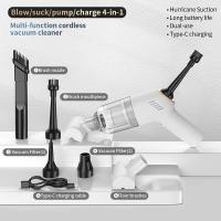 China Portable Cordless Car Vacuum Cleaner 6500Pa Strong Suction USB C Charging for sale