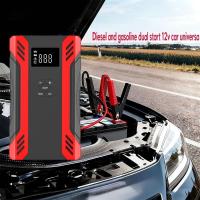 China Portable Jump Starter with Air Compressor and Emergency Power Bank Digital Tire Inflator for sale