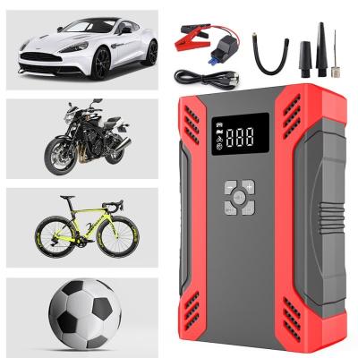 China Multi Function Portable 2000A Jump Starter Battery Charger With Tire Inflator Power Bank for sale