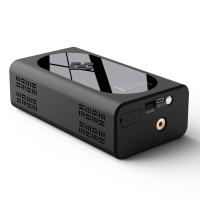 China Car Portable Battery Jump Starter With Air Pump USB Output SOS Emergency Light for sale
