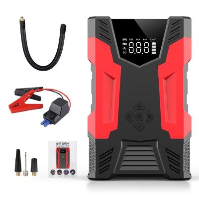 China Portable Air Compressor And Jump Starter Two In One Car Emergency Tool for sale