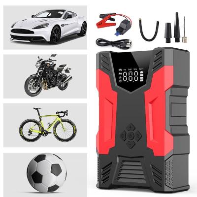 China 4 In 1 Car Jump Starter With Air Compressor Power Bank And LED Light for sale