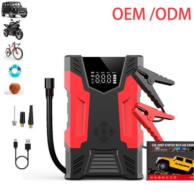 China Multi Function Portable Car Battery Charger Jump Starter 3000A for sale