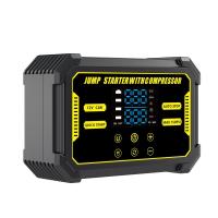 China Four In One Car Portable Jump Starter With Air Compressor Tire Inflator Power Bank for sale