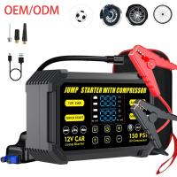 China 3000A Smart Car Emergency Jump Starter With Power Bank Air Compressor for sale