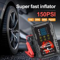 China Portable Car Jump Starter with Air Compressor Emergency Power Bank and Tire Inflator for sale