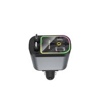China Fast Charging 4 Port Retractable Car Charger 66W With Star Galaxy Light for sale