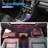 China Smart 66W Retractable Car Charger Fast Charging With Galaxy Projection Light for sale