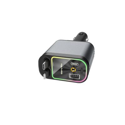 China Smart Retractable Cable Car Charger 66W With Starry Sky Projection for sale
