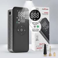 China 150PSI Cordless Tire Inflator 4000mAh Rechargeable Air Compressor Digital Gauge Fast Inflation for sale