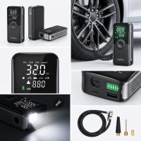 China 150PSI Cordless Tire Inflator 4000mAh Rechargeable Air Compressor Digital Gauge Fast Inflation for sale
