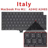 China New Laptop A2442 A2485 Multi-Language Keyboard for MacBook Pro M1 Retina 14