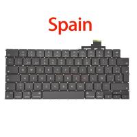 China Brand New Replacement Keyboard for MacBook Air M2 13.6 Retina A2681 with Multiple Language Layouts US UK English Danish Swedish Arabic Hungarian Czech etc for sale