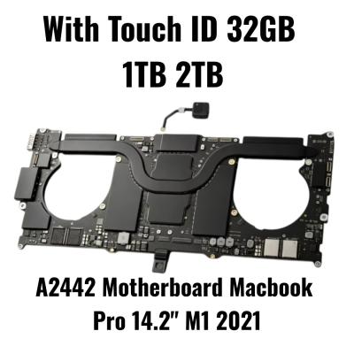China Tested A2442 Logic Board with Apple M1 Chip 32GB 2TB SSD Unified Memory and Wi-Fi 6 for MacBook Pro 14.2 inch for sale