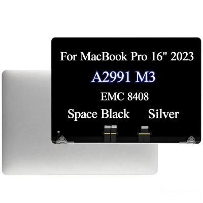China A2991 MacBook Pro 16.2 Inch LCD Screen Replacement Brand New with Liquid Retina XDR Display Silver for sale