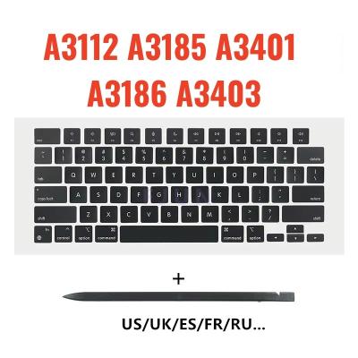 China A3112 A3185 A3401 A3186 A3403 M4 Chip Compatible MacBook Keycaps Replacement Set for Pro 14 16 Late 2024 for sale