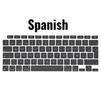 China New Laptop A2337 Key Keycaps Keys Cap Keyboards Keycap US UK Russian French Spanish For Macbook Air Retina 13