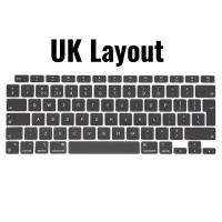 China New Laptop A2337 Key Keycaps Keys Cap Keyboards Keycap US UK Russian French Spanish For Macbook Air Retina 13