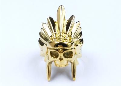 China Wholesale The Mister Indian Chief Ring Stainless Steel Ring Jewelry New Gold Penacho Ring Designs For Men for sale