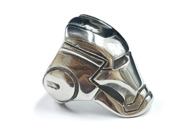 China Large Inventory Fast Delivery Locomotive Man Ring Stainless Steel Jewelry For Men for sale