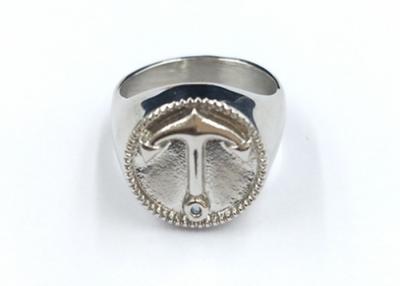 China Hiphop Personality Cheap Wholesale Custom Made Unisex Men Stainless Steel Ring for sale