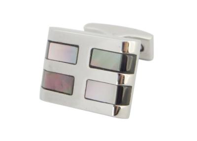 China Shell Shirt Stainless Steel Cufflinks for sale