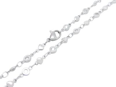 China Silver Stainless Steel Necklace Chain for sale