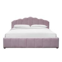 China Tufted Upholstered Low Profile Storage Platform Bed Plywood Material Custom for sale