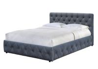 China Plush Velvet Upholstered Ottoman Bed Frame King Size Storage Bed For Bedroom for sale