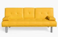 China Yellow  Foldable Sofa Bed European Style Living Room for sale
