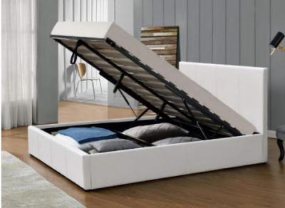 China Modern Design Double Fabric Lift Up Storage Bed Customized Size OEM ODM for sale