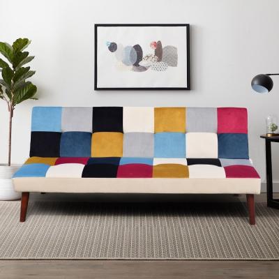 China Modern Colored Fabric Sofa Bed Foldable Reclining Positions Europe Style for sale