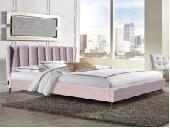 China OEM ODM  High Grade Double Size Upholstery Bed Frame With USB On Headboard for sale