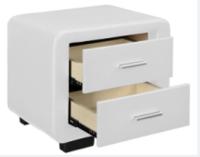 China Modren   Farbic  Bedside Table with Two Optional Drawers For Your Bedroom for sale