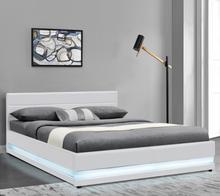 China 28 Slats 500 Lbs White Gas Lift Bed For Space Storage for sale