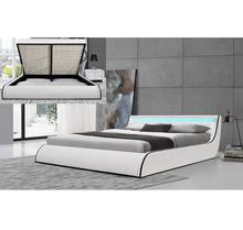 China Oem Design Gas Lift Double Bed Frame With 4 Legs for sale