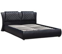 China 4 Legs White Leather Gas Lift Storage Bed Oem Odm for sale