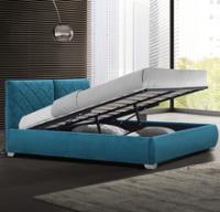 China 500lbs Gas Lift Double Bed Modern Assembly Required for sale