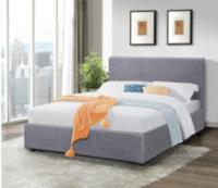 China Extraordinary Tufted Storage Bed Double Size With Gas Lift Mechanism for sale