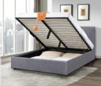 China Extraordinary Tufted Storage Bed Double Size With Gas Lift Mechanism for sale
