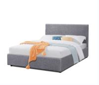 China Extraordinary Tufted Storage Bed Double Size With Gas Lift Mechanism for sale