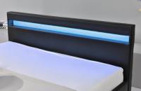 China LED Upholstered Bed Has Led Lights To Help You Sleep And Contains Four Storage Drawers for sale