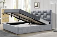 China Bed Frame/Fabric Gas Lift Bed Frame /Wood Slat Support/Easy Assembly for sale