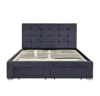 China Upholstered Platform Bed Frame with 4 Storage Drawers, Easy Assembly for sale