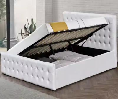 China Upholstered Bed with Gas Lift up Storage, Bed Frame with Storage for sale